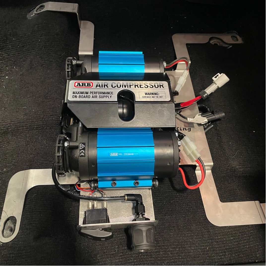 2015-2023 Nissan Navara NP300 Onboard Air Compressor Mount (Under Seat ...