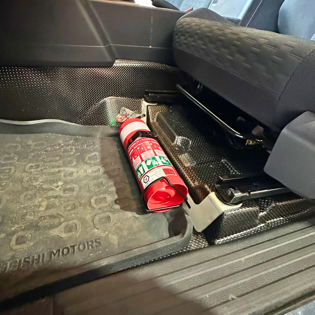 Mitsubishi MV Triton Fire Extinguisher Bracket – Scrub King