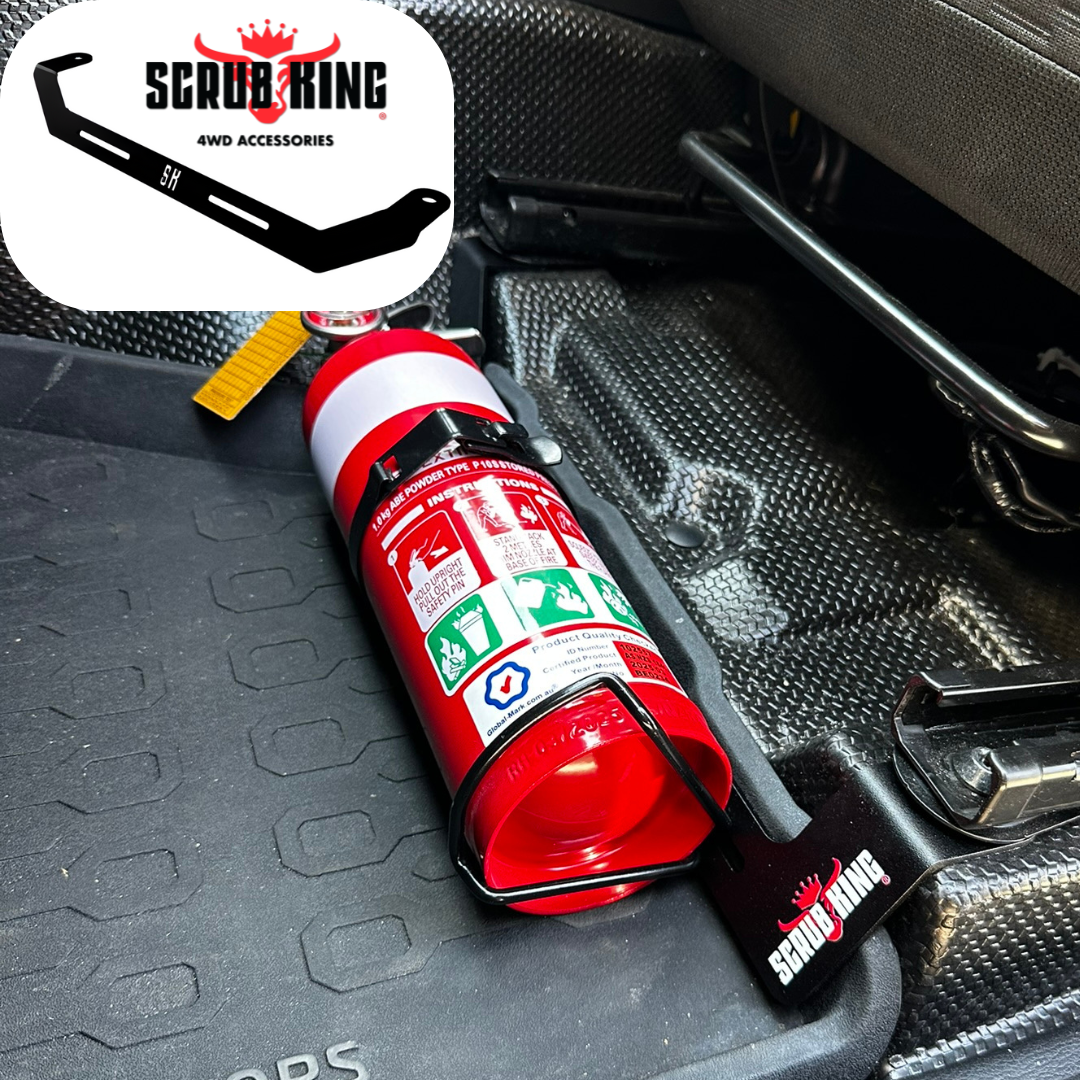 Mitsubishi MV Triton Fire Extinguisher Bracket – Scrub King