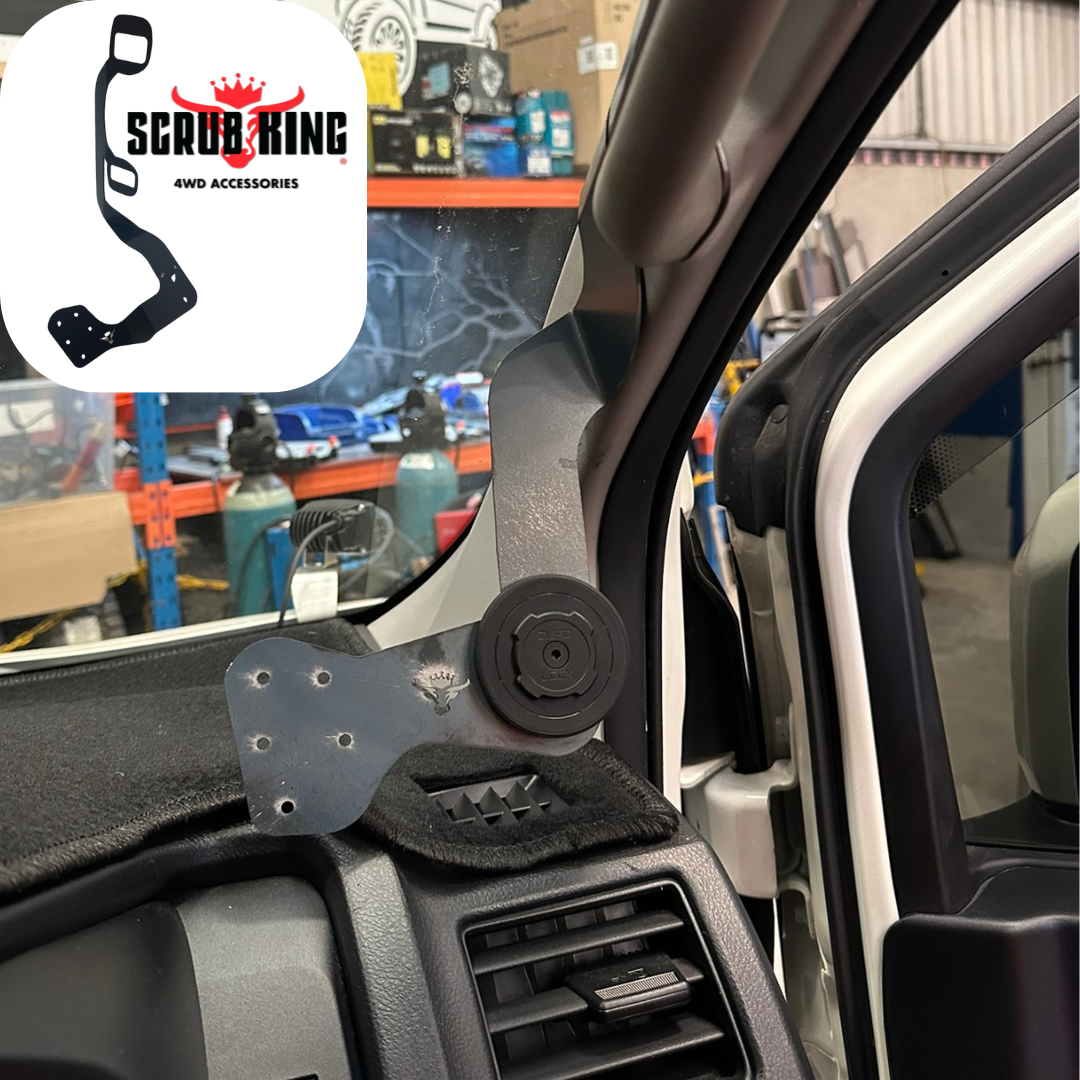2019-2025 Toyota Hiace Phone and UHF Mount – Scrub King