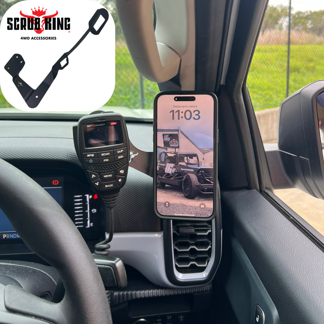 2022-2025 Ford RA Ranger Phone and UHF Mount – Scrub King