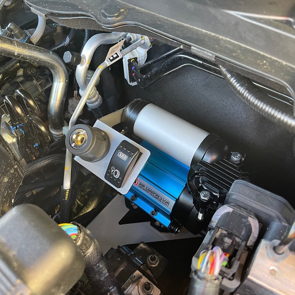 2012-2022 Ford Ranger PX Onboard Air Compressor Mount (Engine Bay ...