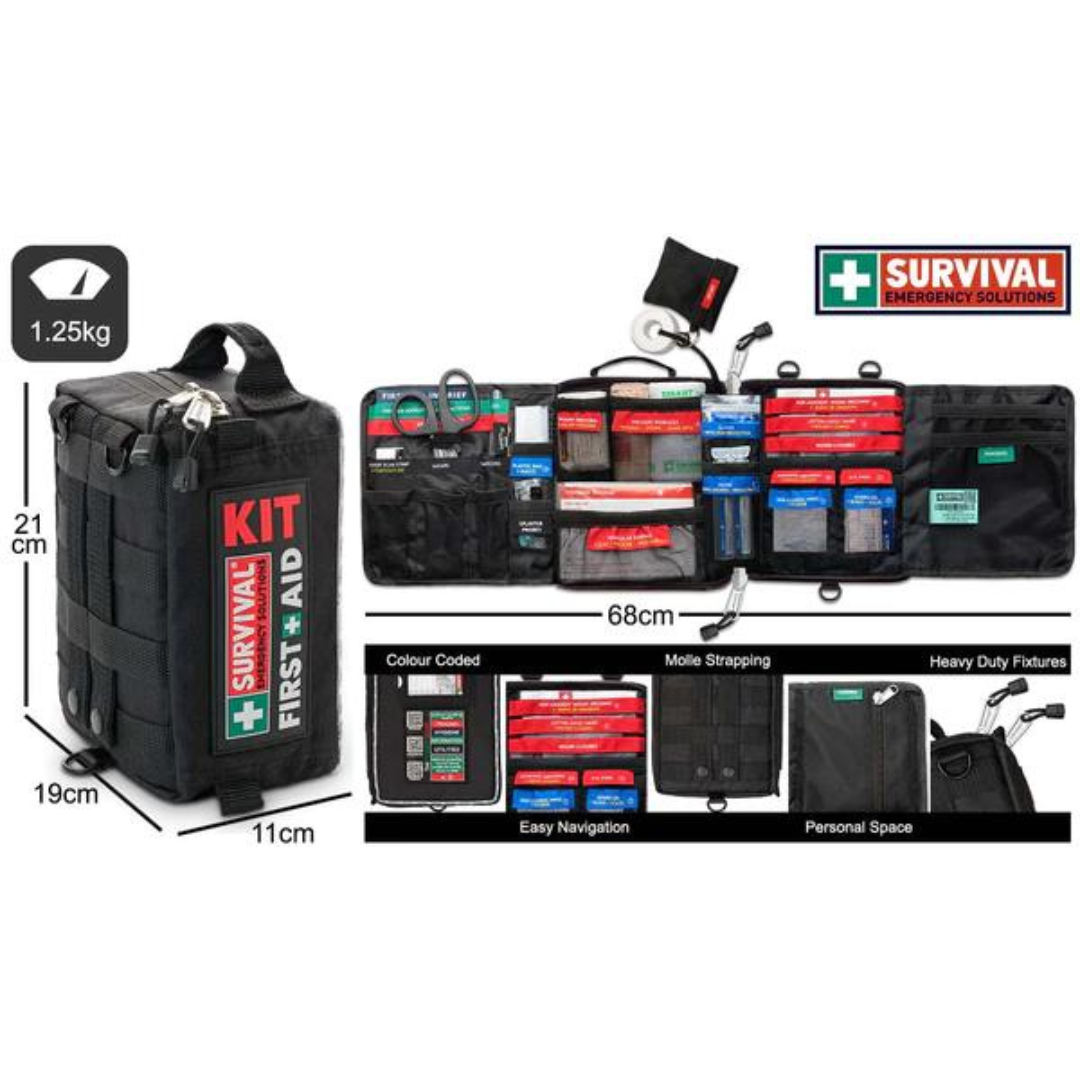 Survival Vehicle First Aid Kit – Scrub King
